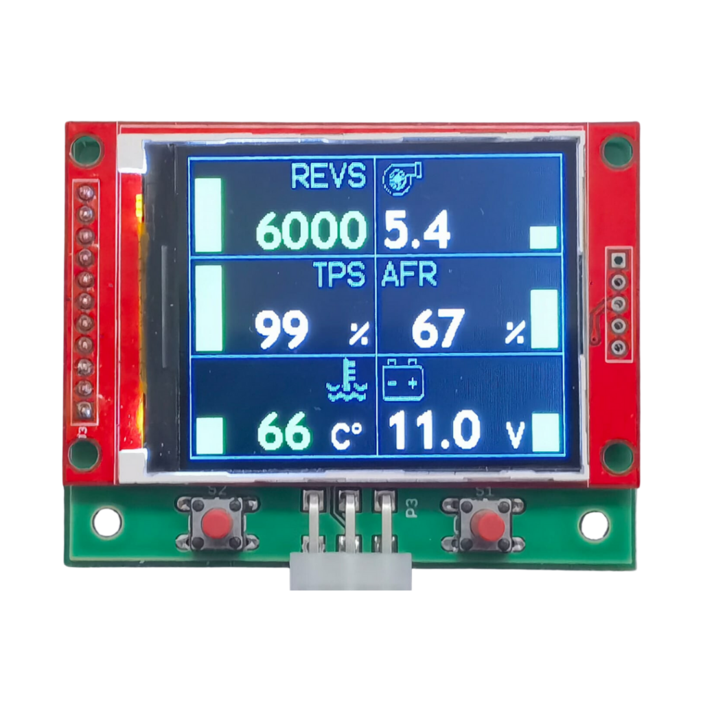 Dash Display Ver. 2 (Display only) Enclosure not included - Spitronics ...