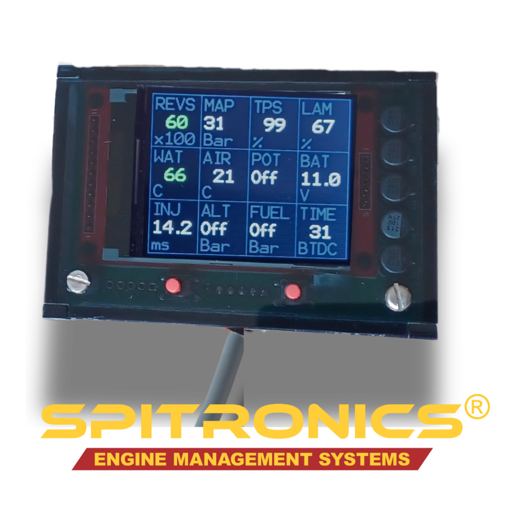 Dash Display Ver. 2 (Display only) Enclosure not included - Spitronics ...